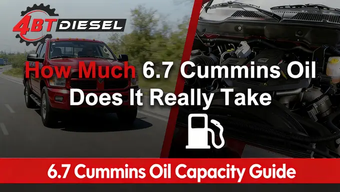 How Much Oil Does A Cummins 6 7 Take