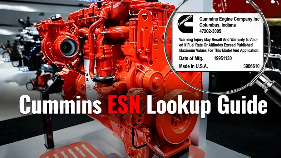 Cummins Engine Serial Lookup: Find Your ESN Location and Identify the ...